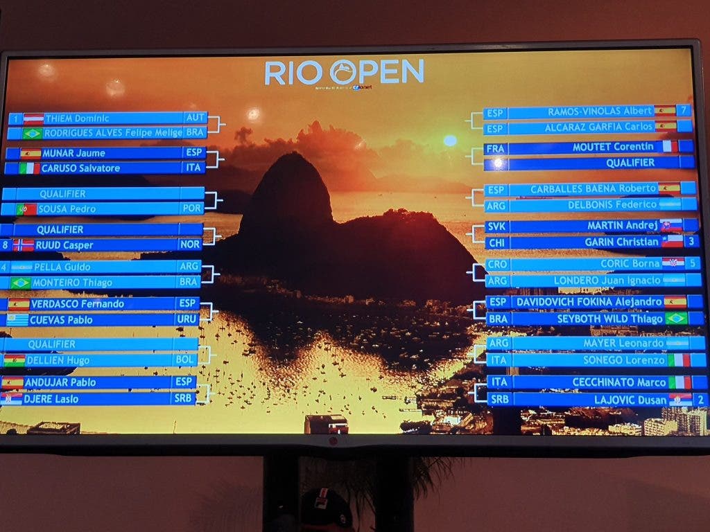Rio Open: conhecido o quadro completo, com Pedro Sousa e três brasileiros