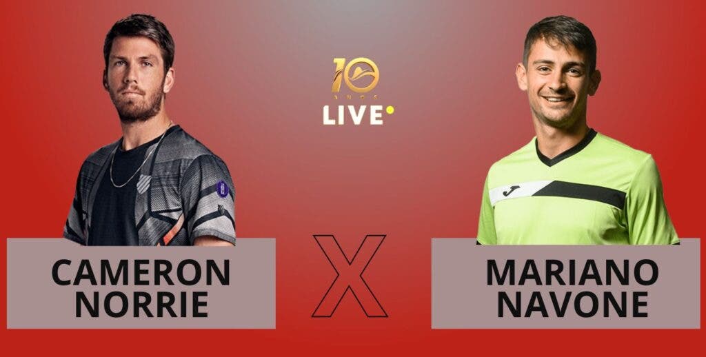 [AO VIVO] Acompanhe Norrie x Navone no Rio Open em tempo real