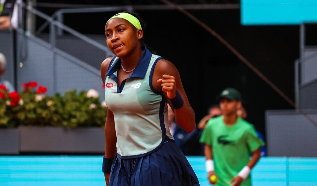Gauff continua imparável e volta a passear em Madrid